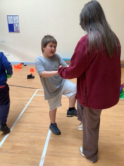 Practising Balancing - Latest News - Thomas Bewick School