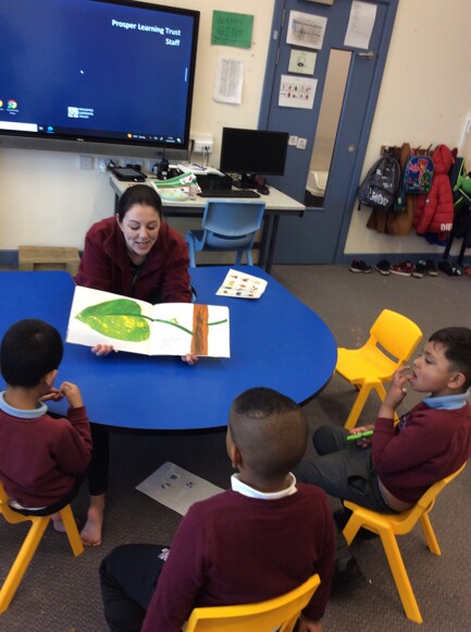 The Very Hungry Caterpillar with Class 1 - Latest News - Thomas Bewick ...